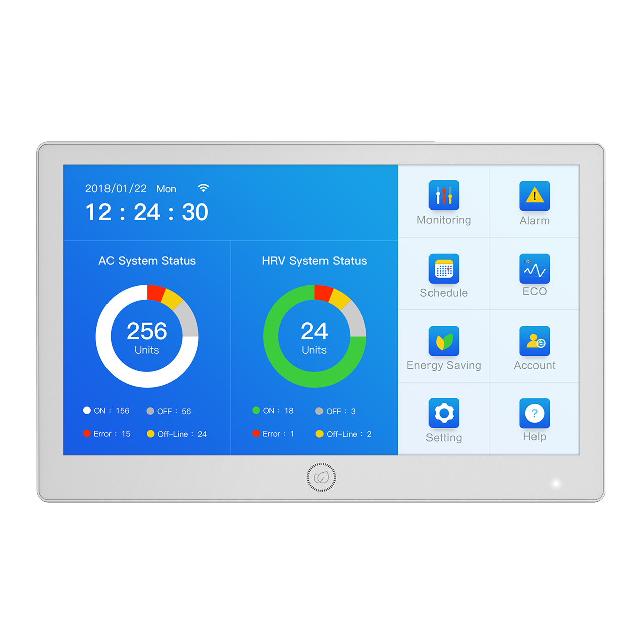 Touchscreen Controller (Up To 800 IDU) - Controls - Variable ...